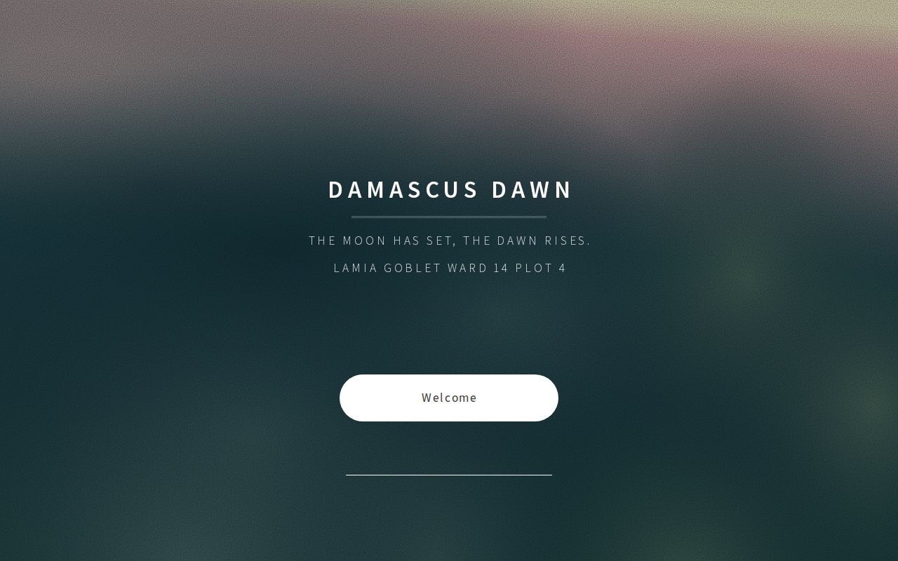 Damascus Dawn